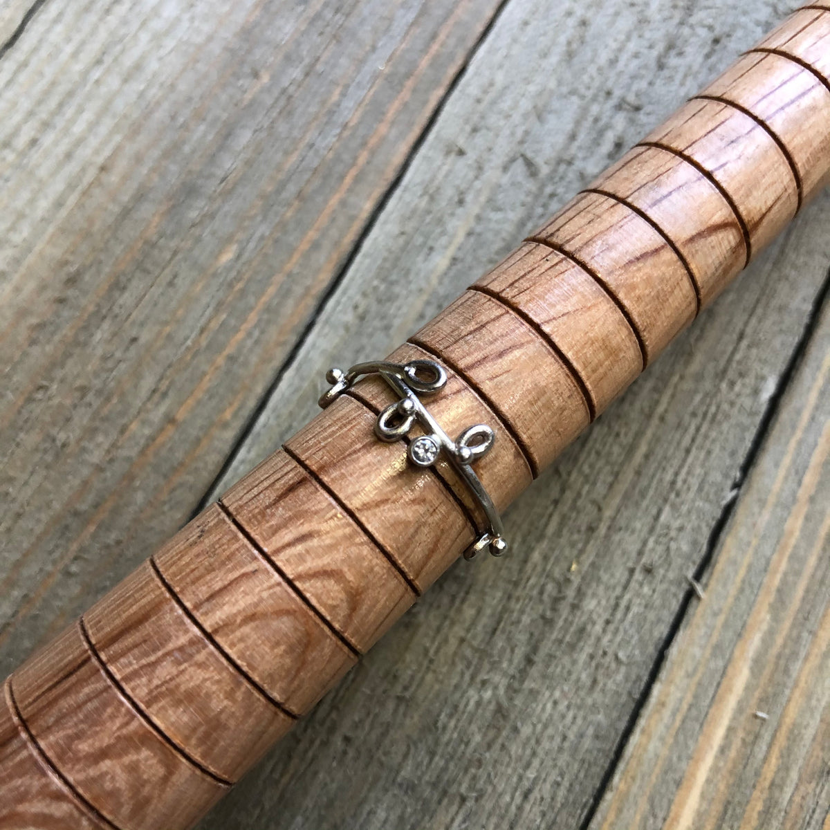 Diamond Sprout Band-14k White Gold – Bethany Montana Jewelry